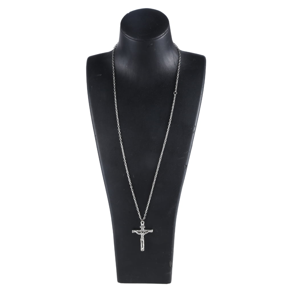 YIGSECU Unique Crosses Necklace Modern Crucifix Pendant Necklace Prayer ...