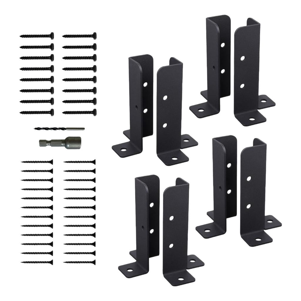 YIGSECU Universal Metal Fence Post Stabilizer Adjustable Design Column ...