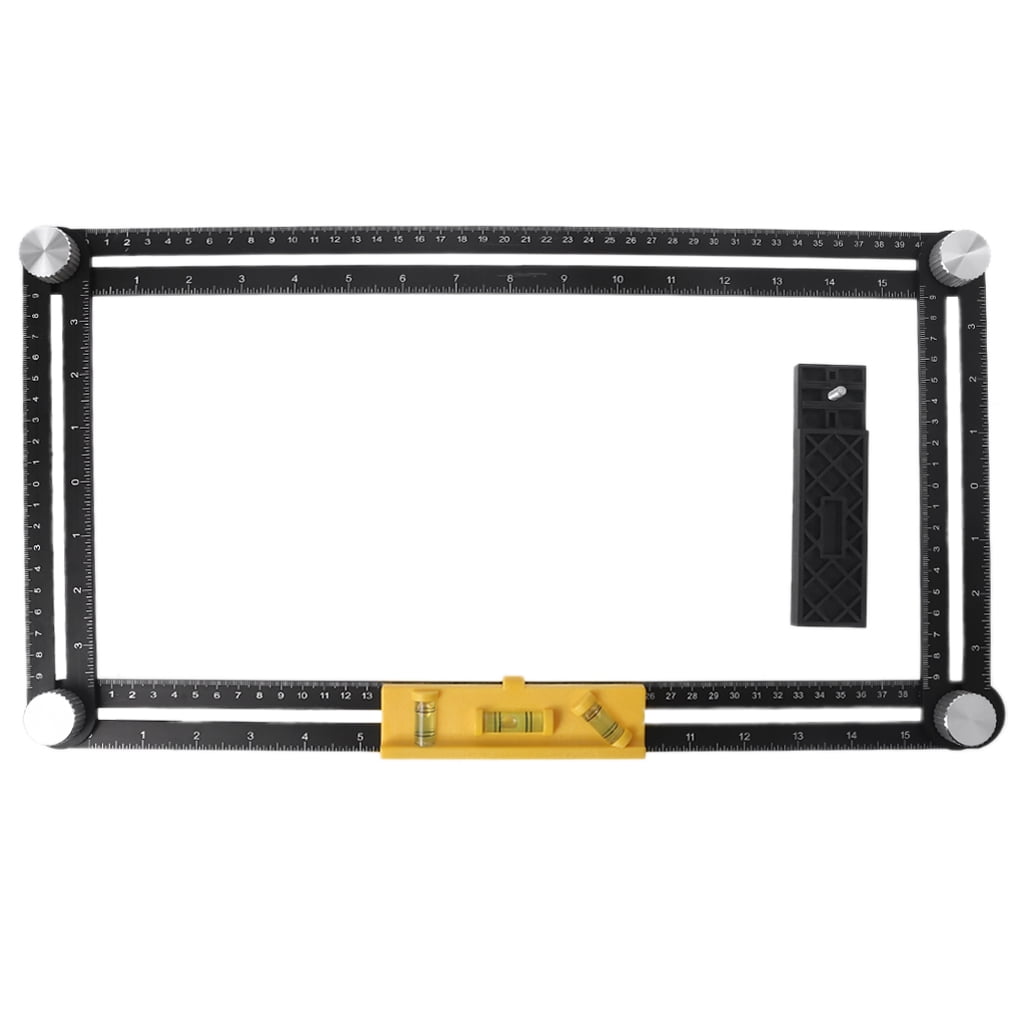 YIGSECU Universal Multi Angle Measuring Rule Angle Measuring Ruler,4 ...