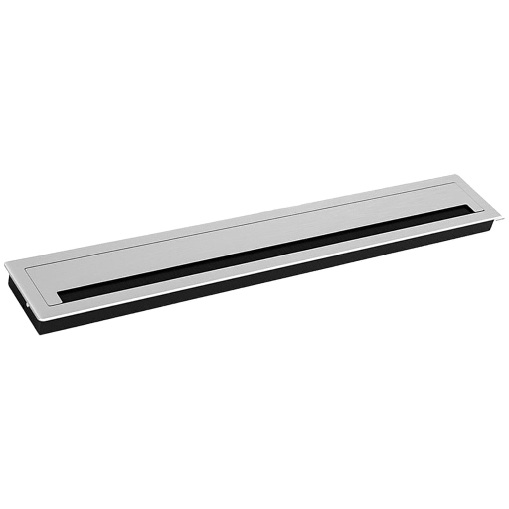YIGSECU Upgrades Rectangular Metal Cord Hole Covers Aluminum Cable Pass ...