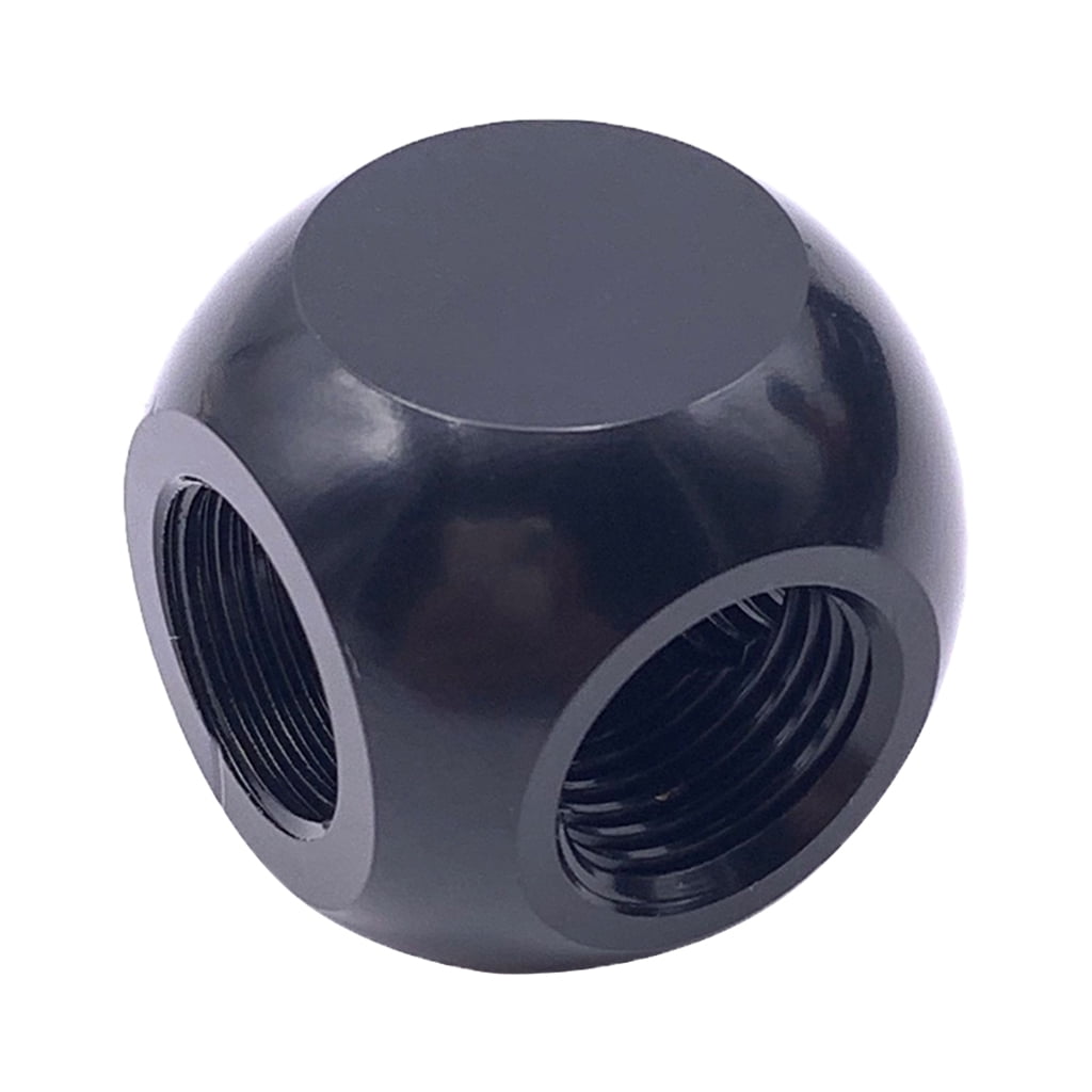 YIGSECU Water-cooled Spherical Metal 3-way 4-way Connector Type 3 Pass ...