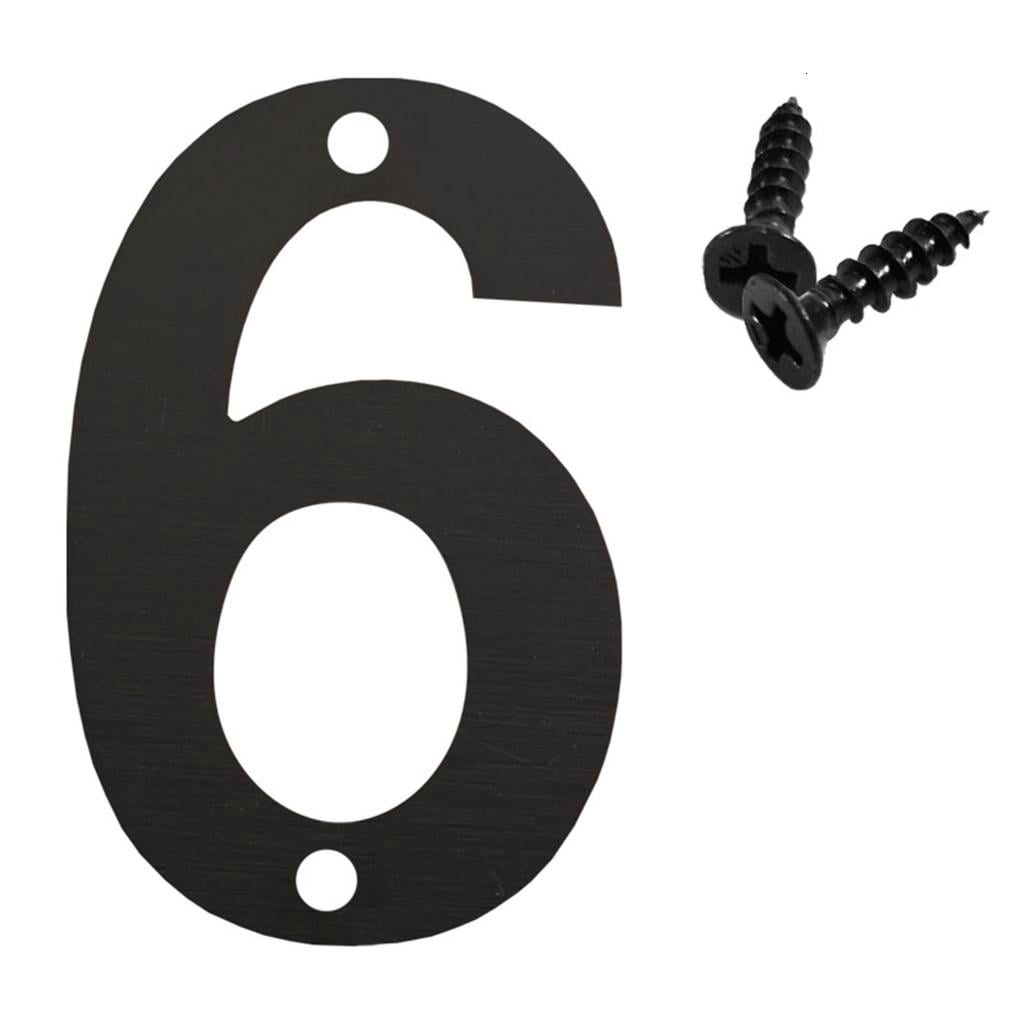 YIGSECU Weatherproof Stainless Steel Numerals Contemporary for ...