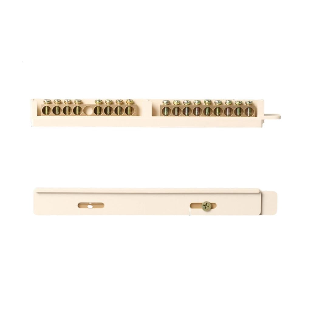 YIGSECU Wire Screw Connector Brass Grounding Terminals Block High ...