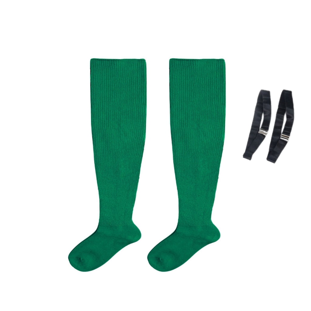 YIGSECU Women Large Size Thigh High Sock Striped Thick Knit Long Over ...