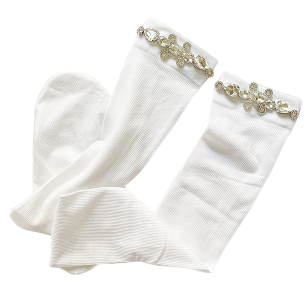 YIGSECU Women Summer Striped Stretch Knee High Socks Preppy Style ...