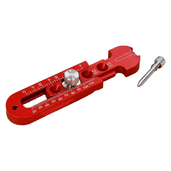 YIGSECU Woodworking Drawing Compasses Circular Drawing Tool Hole Ruler ...