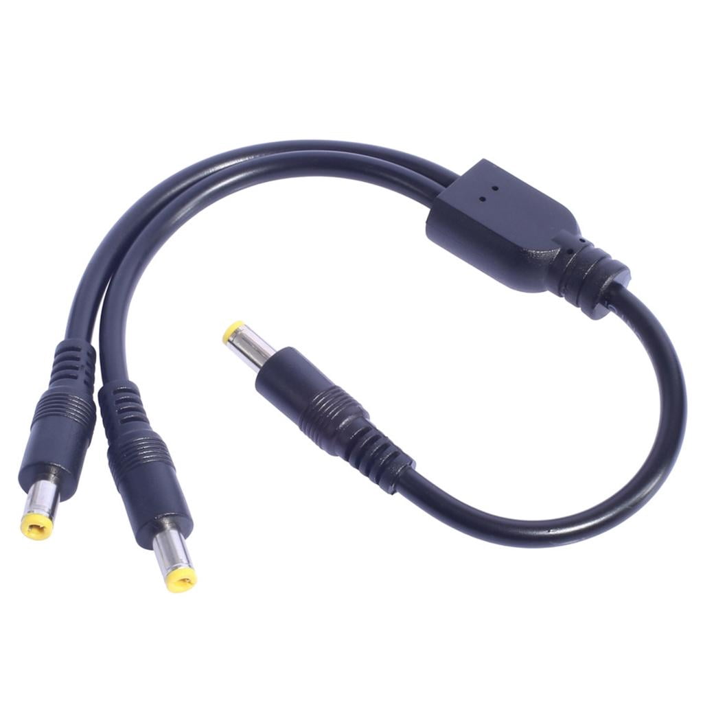 YIGSECU Y Splitter Cable 18AWG Male to Male 5.5x2.5mm 5.5x2.1mm ...