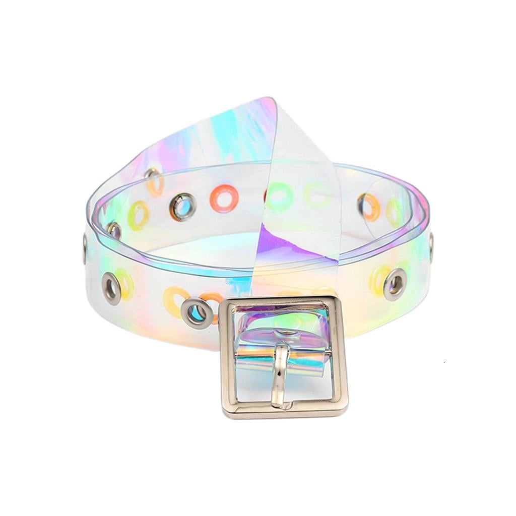 YIGSECU Y2k Hot Girls Women Belts Adjustable Simple Ladies Clear ...