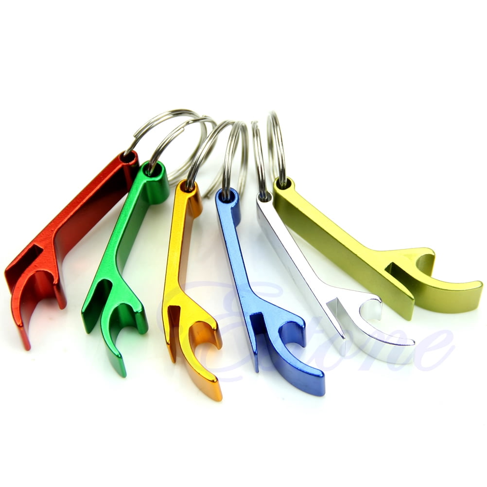 YIGSECU for Key Chain Beer Bottle Opener Small Beverage for Key Ring ...