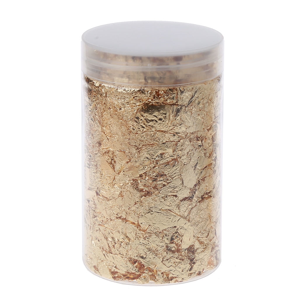 YIGZYCN 3 Color Gold Silver Foil Paper Sequins Irregular Glitter Metal ...