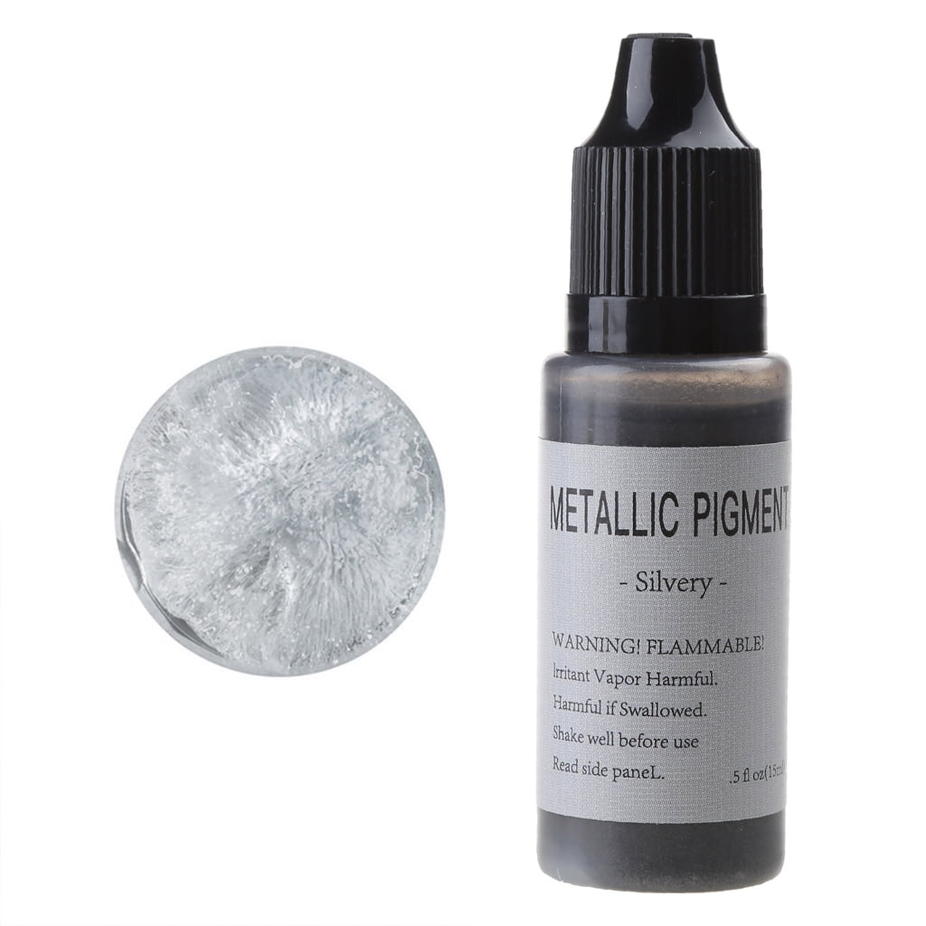 YIGZYCN 6 Metal Color Alcohol-Based Inks for Epoxy Resin Art Alcohol ...