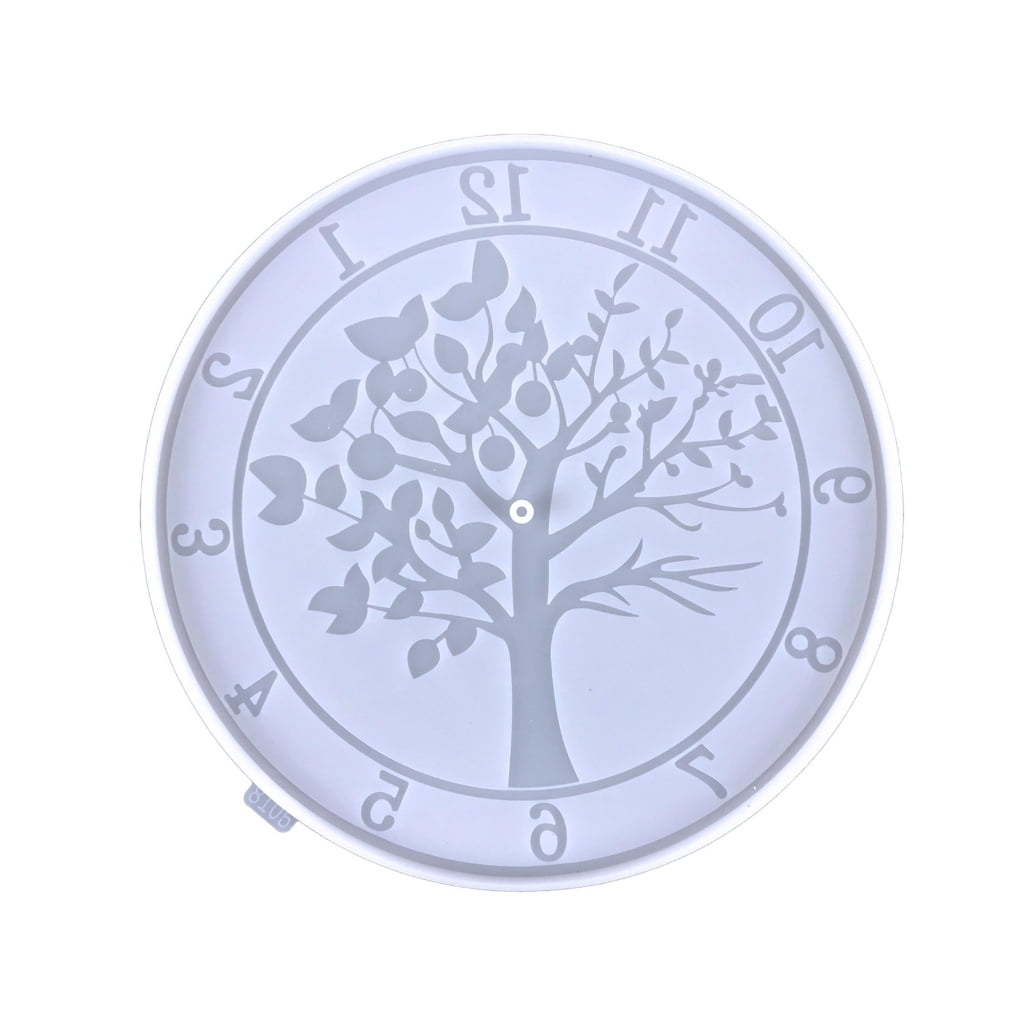 YIGZYCN Clock Resin Mould DIY Clock Craft Making Mould Home Office ...