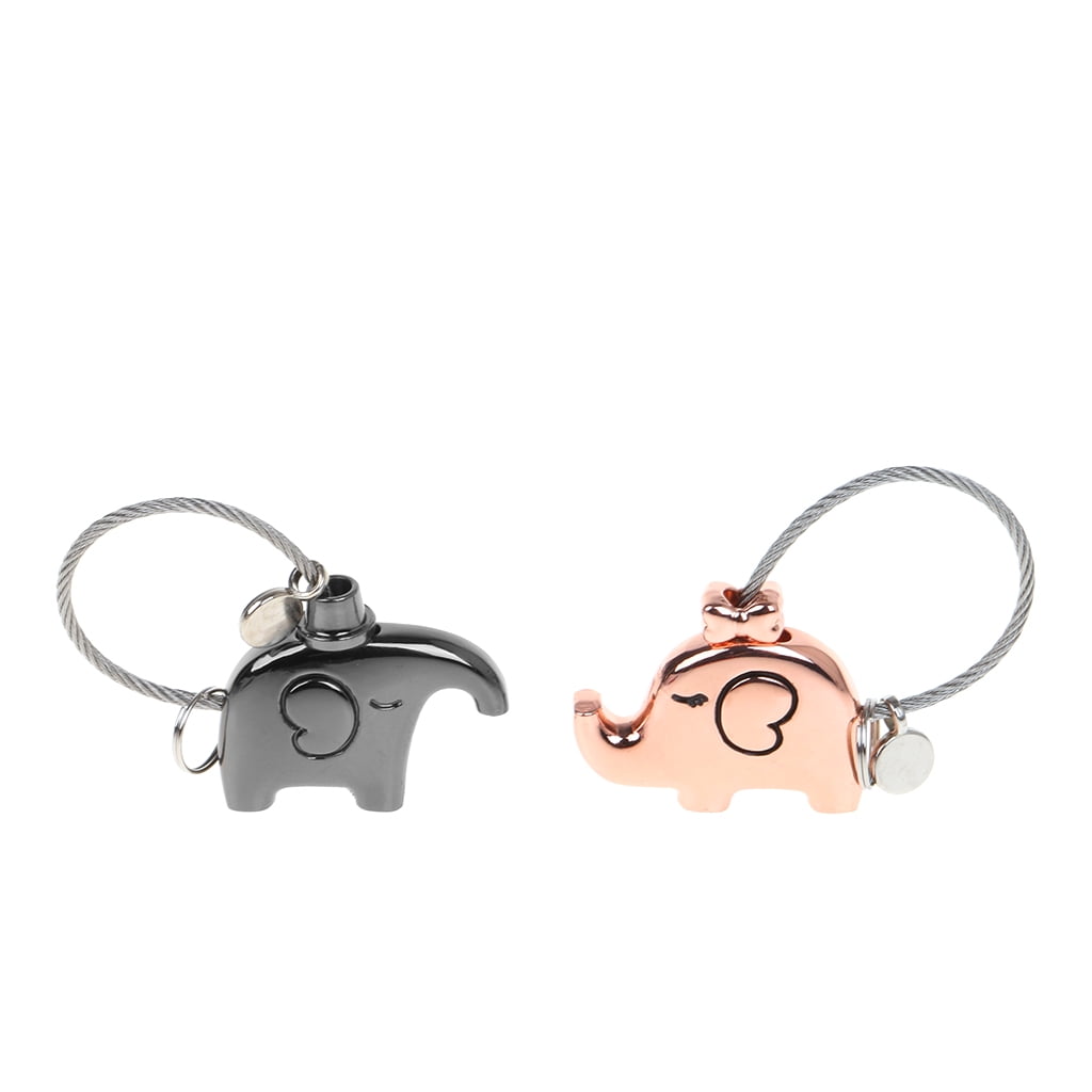 YIGZYCN Mini Novelty Elephant Couples Lock Padlock Security Lock No ...