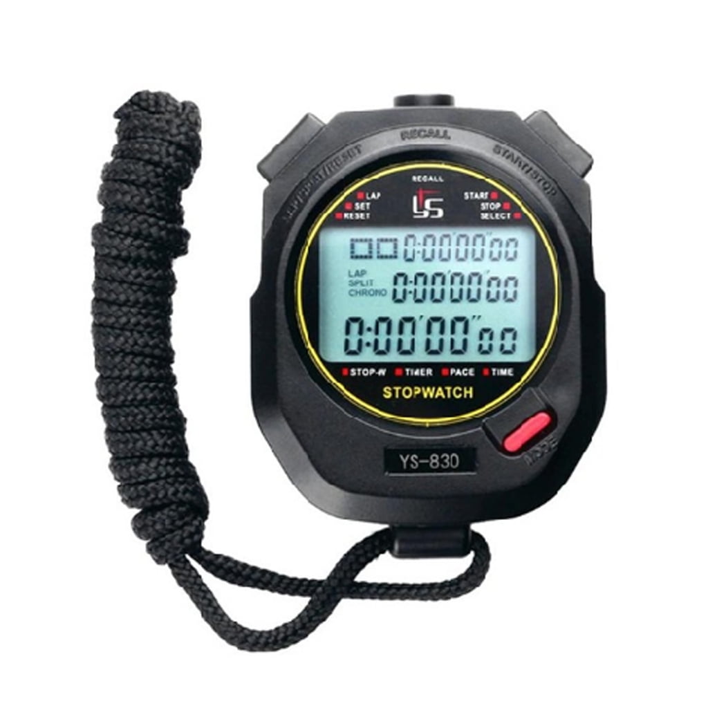 YIGZYCN Portable Handheld Waterproof Digital LCD Stopwatches ...