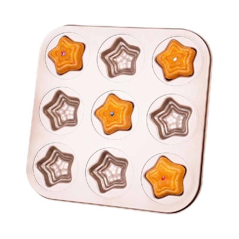 YIGZYCN Versatile Cake Baking Mold Easy Release Cake Pans Star Shaped ...