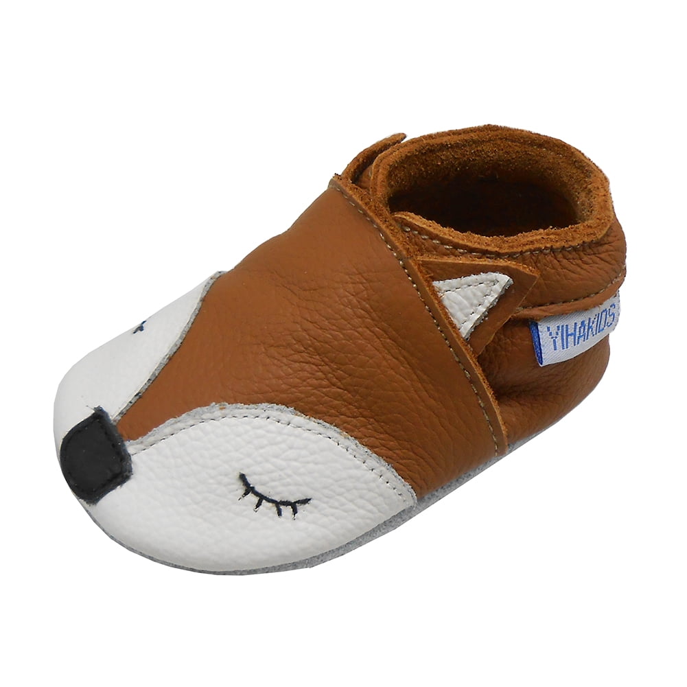 YIHAKIDS Soft Leather Crawling Shoes Baby Shoes First Walking Shoes ...