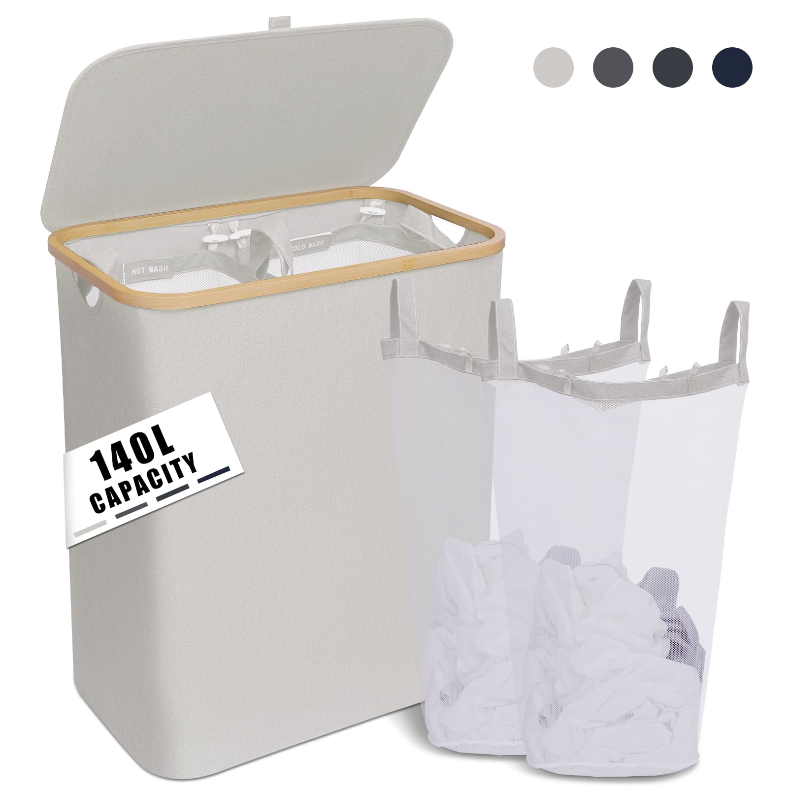 Laundry Basket 2 Sections