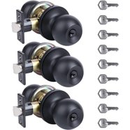 Larson Brushed Nickel Mortise Hardware Kit With Key And Deadbolt For ...