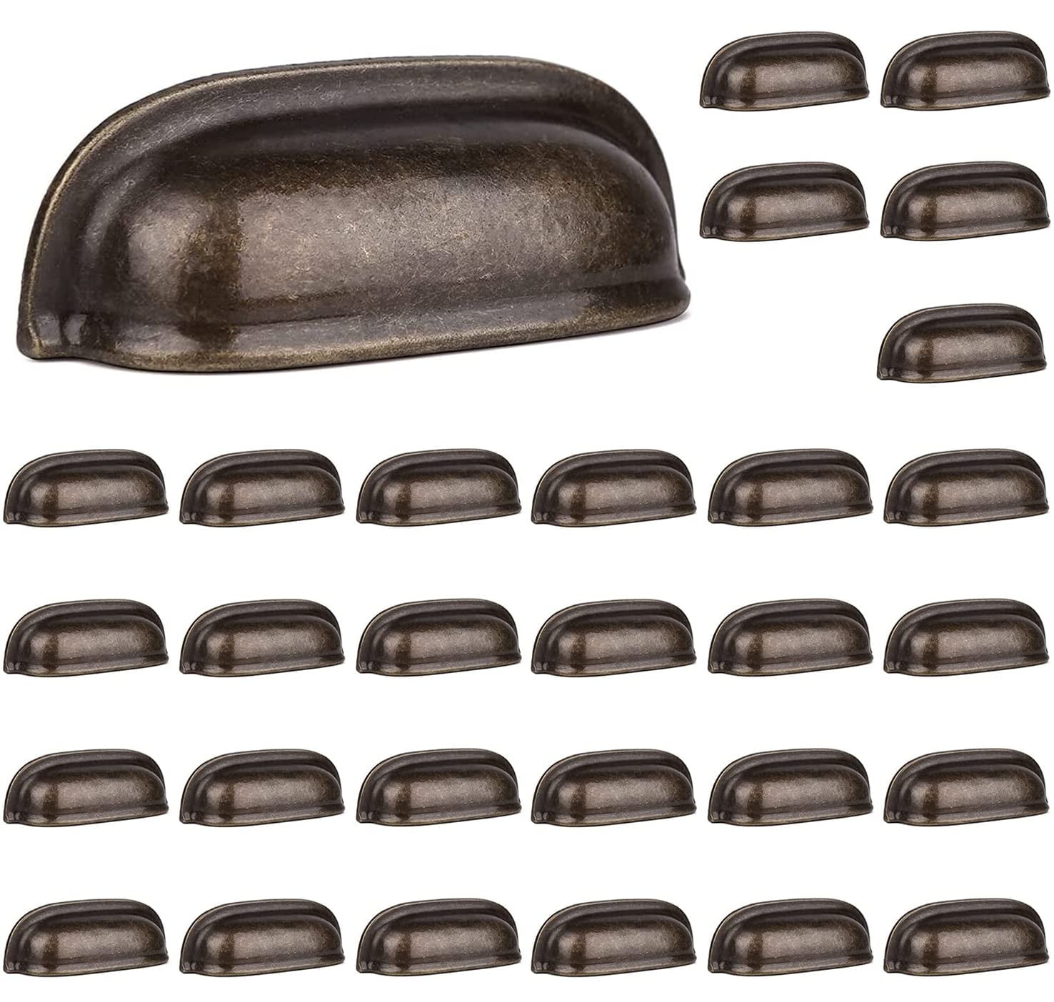 YIHATA Cabinet Drawer Pulls - Oil Rubbed Bronze Cabinet Pulls Handle ...