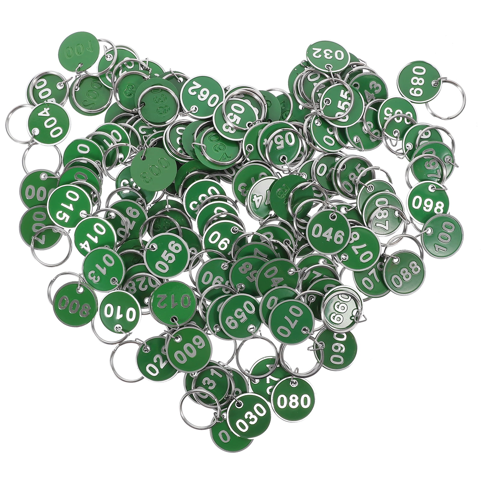 YIHONGMU 100Pcs Convenient Key Tags Number from 1 to 100 Sauna Storage ...