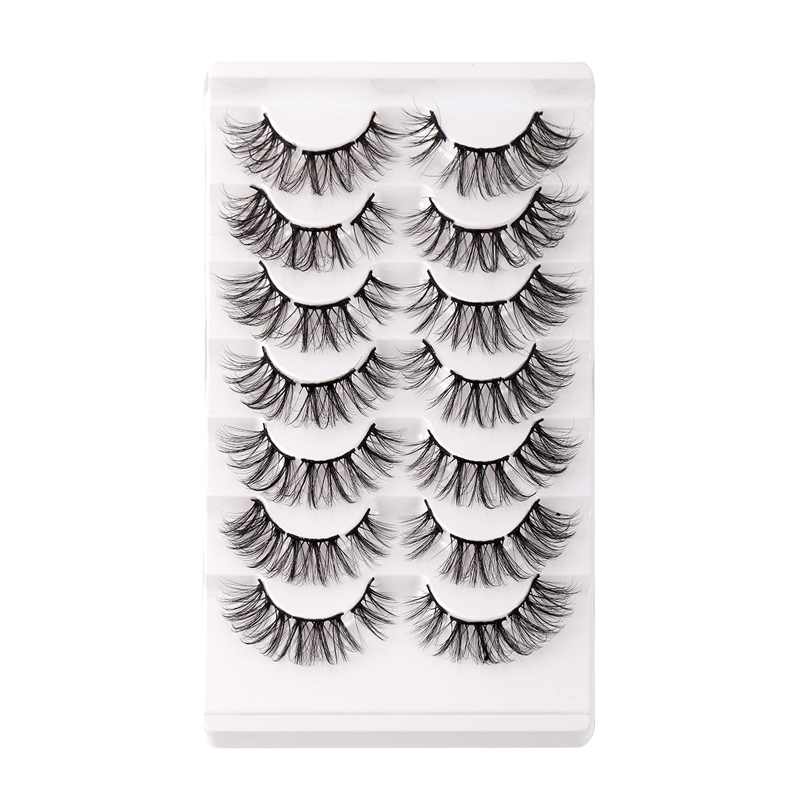 YIJIAKEJILSL Eyelash Strips 3d Real Lashes 25mm Eyelash Holder Lashes ...