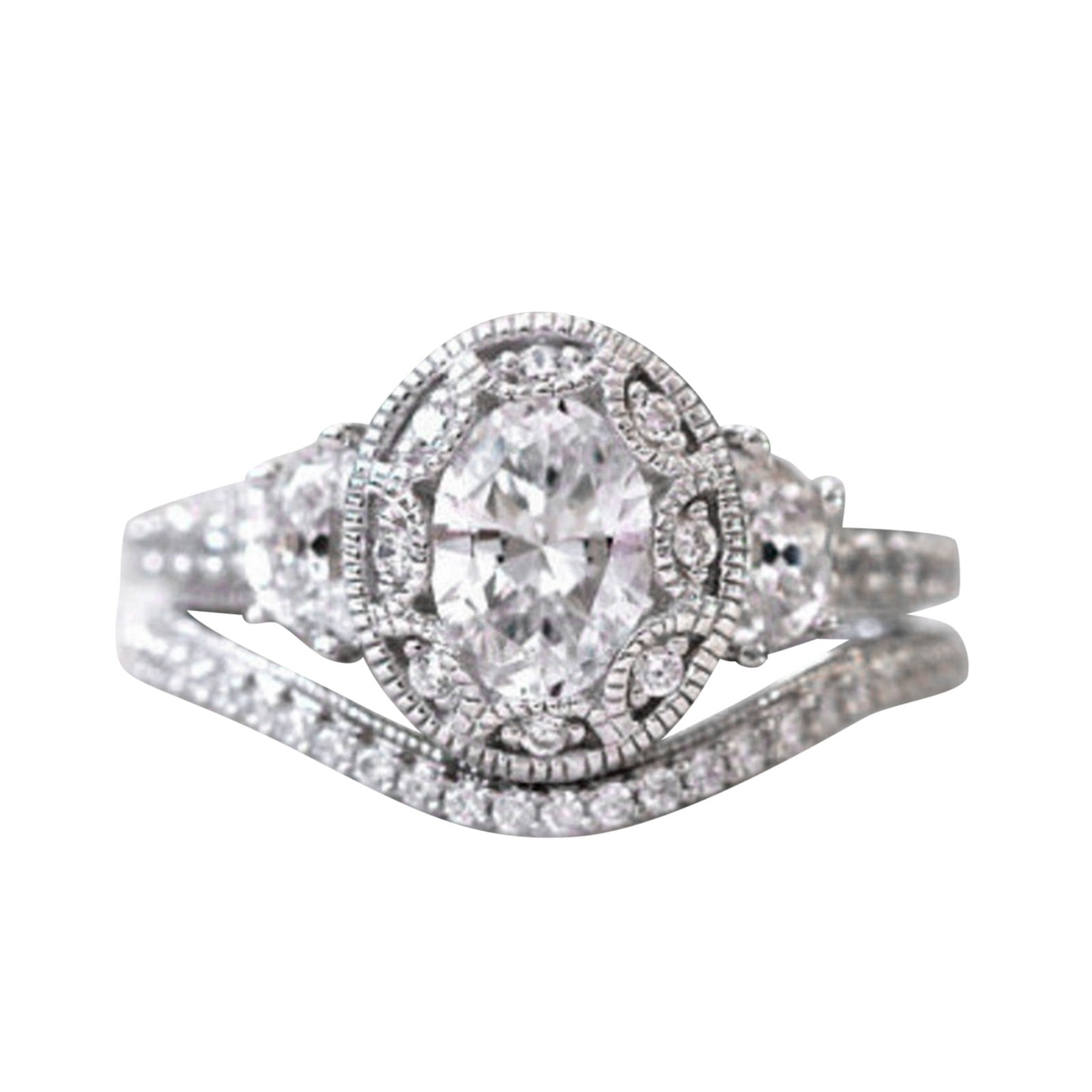 YIJIAKEJILSL Non Rings for Women Rings for Teen Girls Set Ring Pack ...