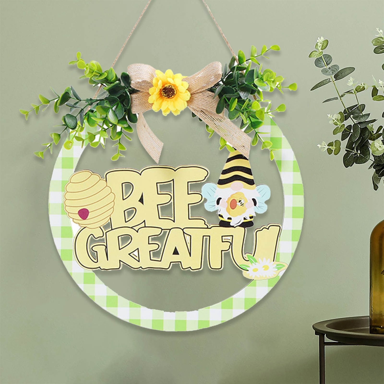 YIJIAKEJILSL Welcome Sign Front Door Fall Bathroom Decorations ...