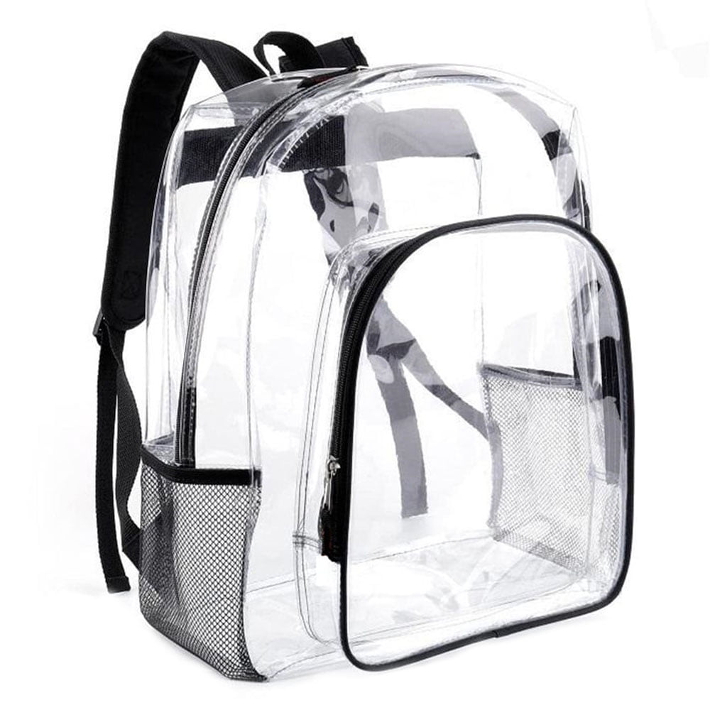 YIJIAL 16"Clear Backpack Heavy Duty Clear Bookbag Transparent Backpack ...