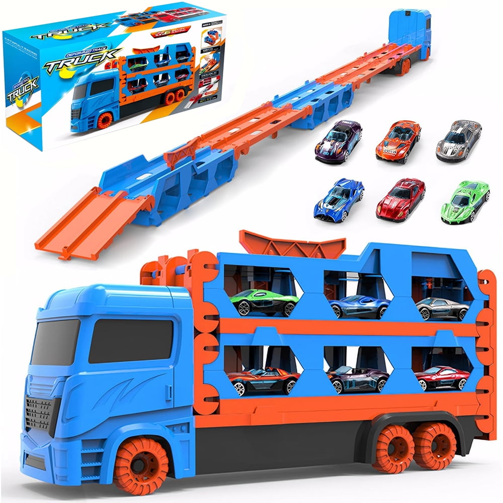 YIJIAL Toddler Toys for 3 4 5 6 Years Old Boys, Die-Cast Transport ...