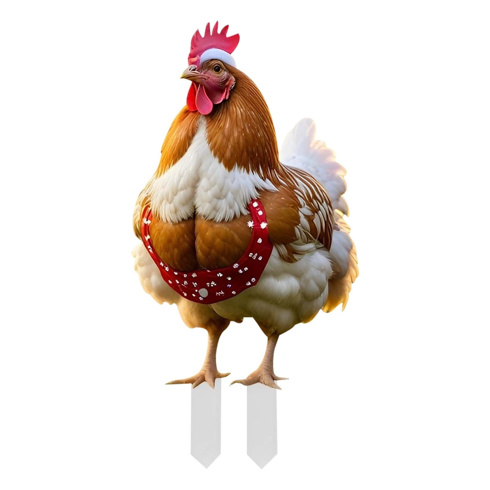 YIKA Christmas Decoration Christmas Chicken Ground Plug Decoration ...