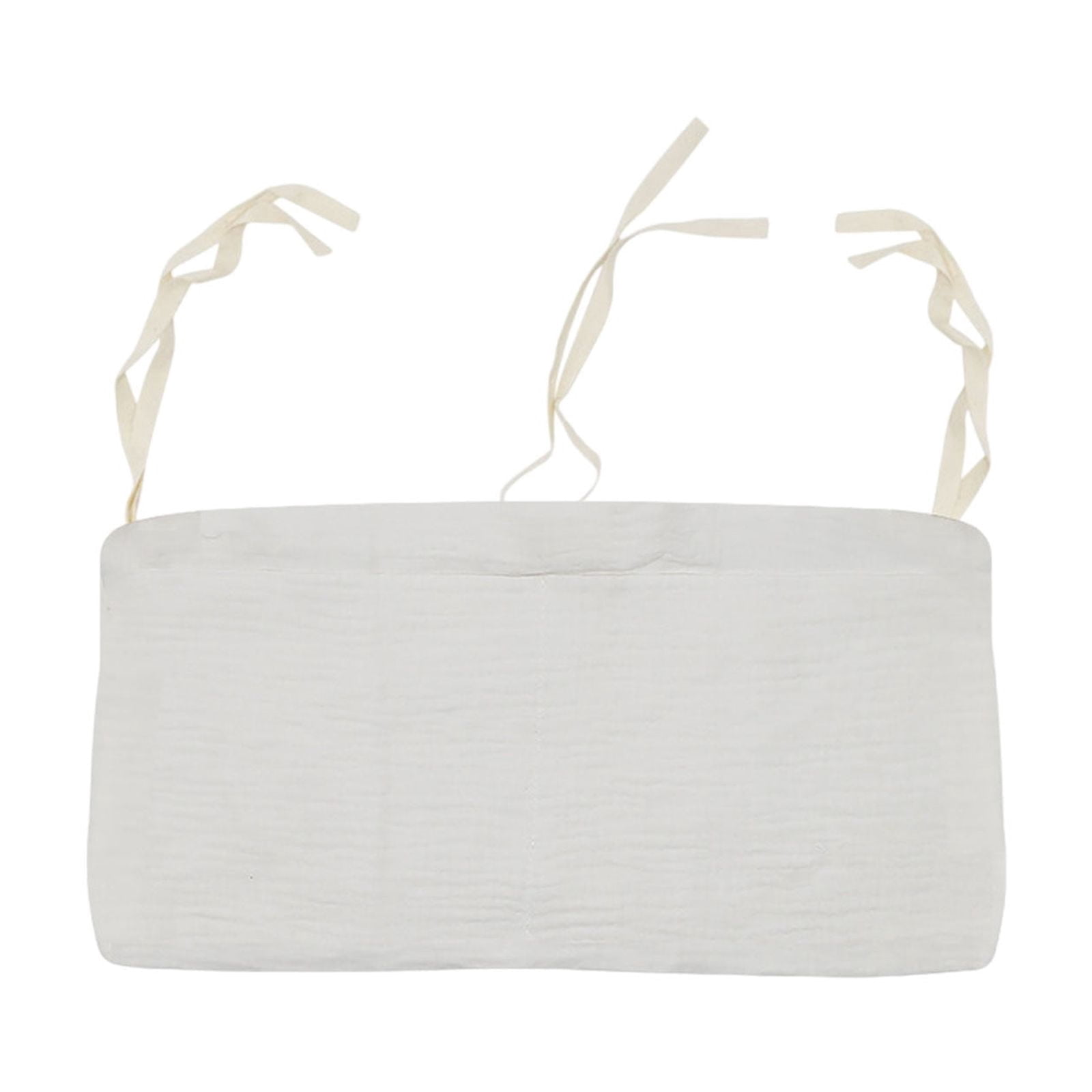 YIKA Double Layer Fabric Bedside Storage Bag Double Pocket Printed ...