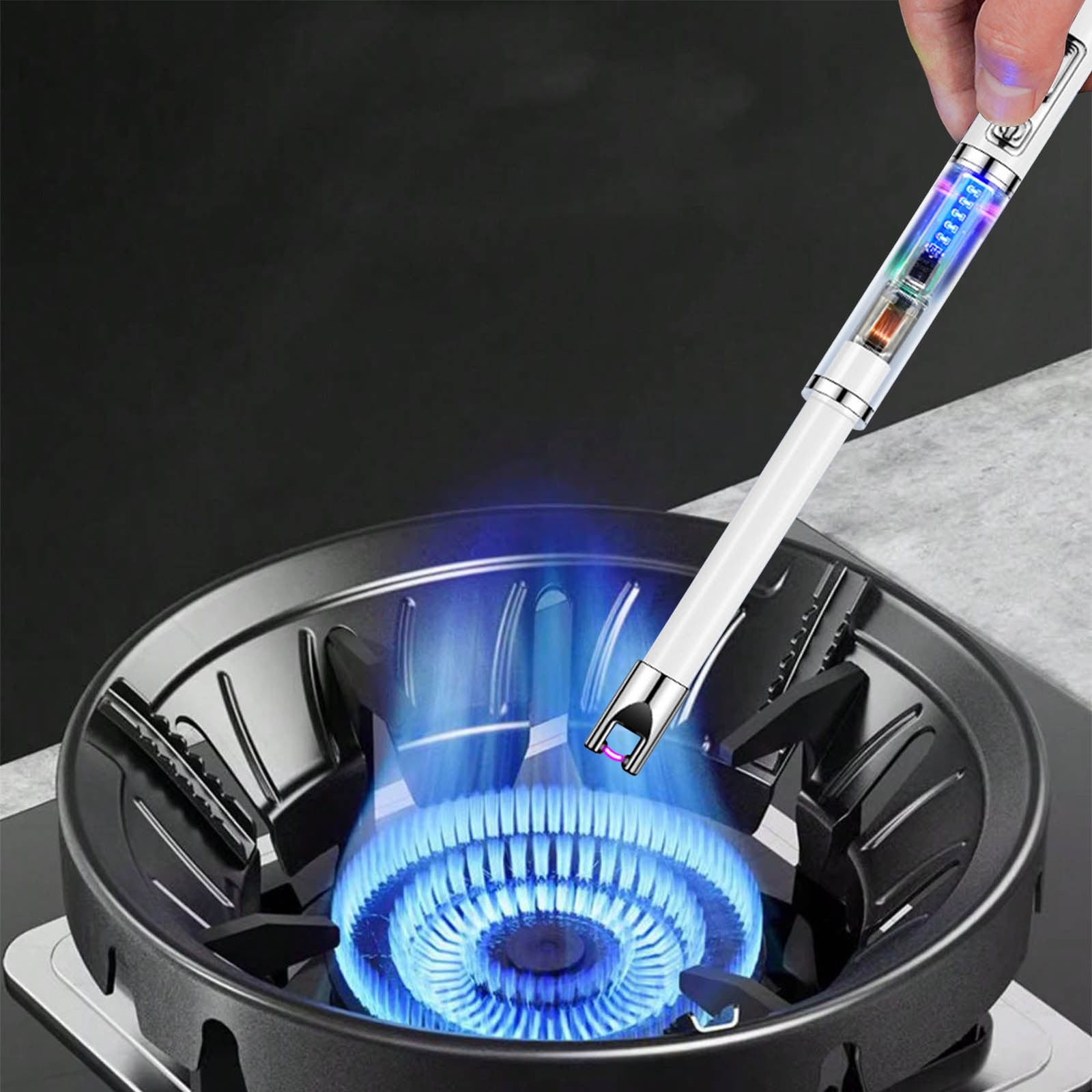 YIKA Kitchen Gas Stove Candle Rechargeable Lighter Electronic Igniter ...