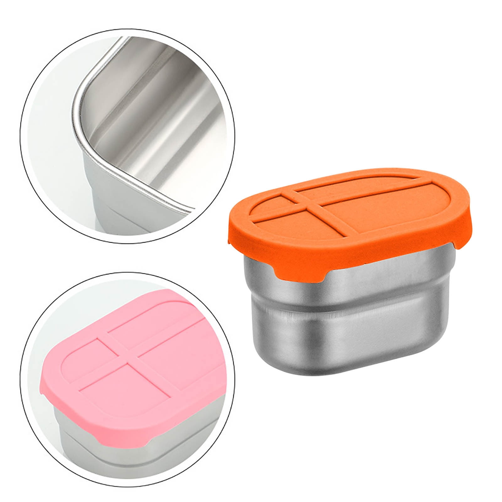 YIKA Tupperware Container 304 Stainless Steel Crispers Bento For ...