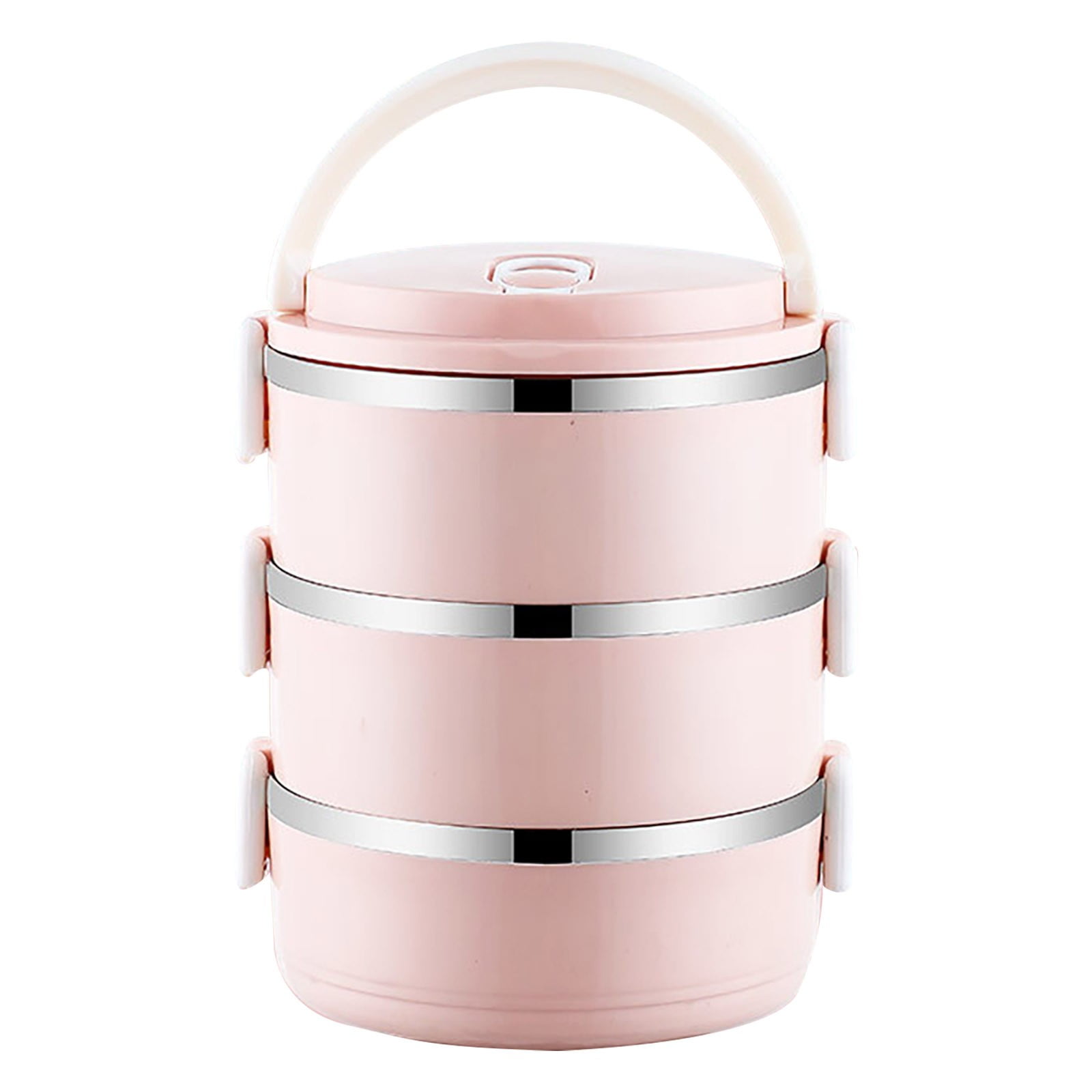 YIKA Tupperware Container Portable Lunch Box Circular Fresh-keeping Box ...