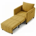 YIKEMA 4-in-1 Convertible Sleeper Chair Bed, 84 Inch Extra Long Pull ...