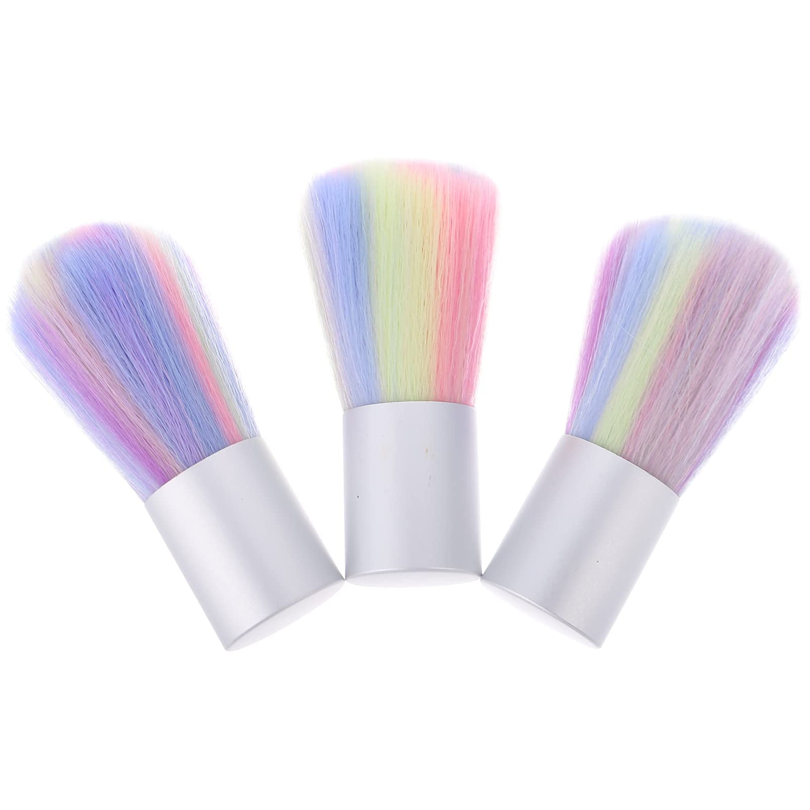 YIKOOLIN 3pcs Colorful Dust Brush Dip Powder Nail for Cleaning Acrylic ...