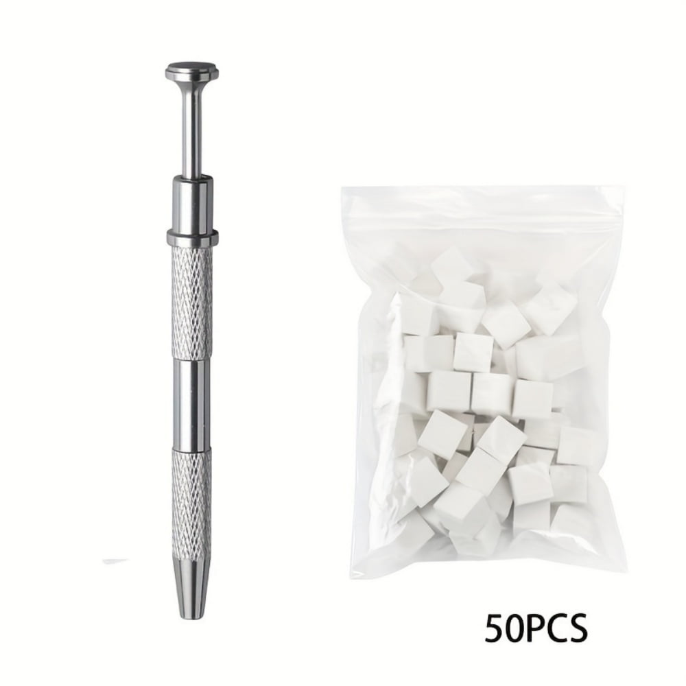 YIKOOLIN 4 Claw Metal Grabber Reacher Tool 50Pcs Mini Nail Sponges ...