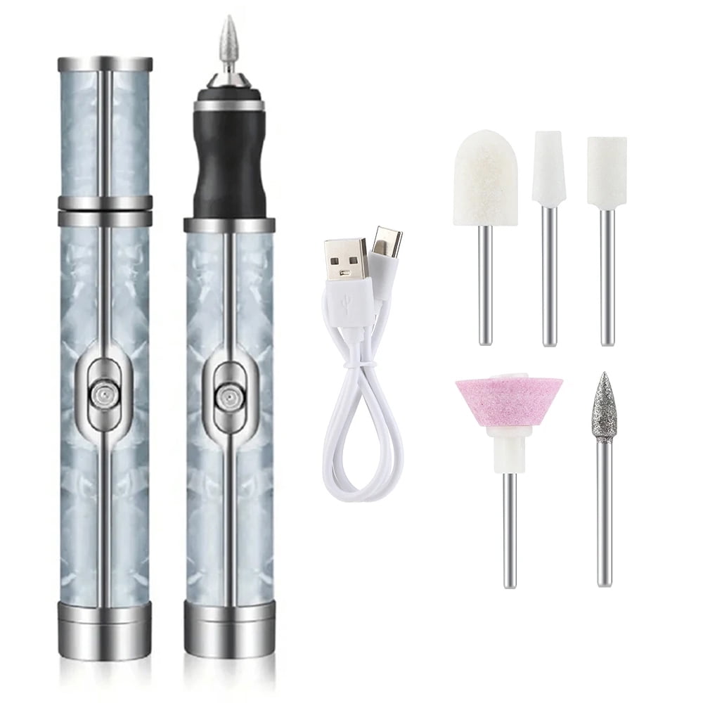 YIKOOLIN Electric Nail Drill Machine Set For Manicure Milling Gel ...