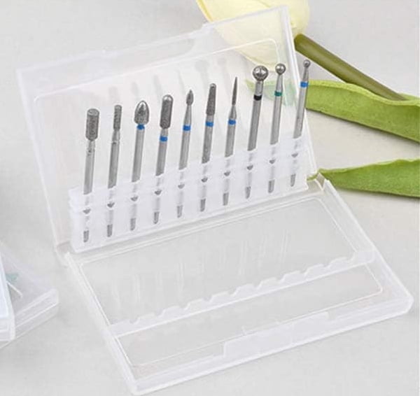 YIKOOLIN Nail Drill Bits Professional Tungsten Drill Bits Set for ...