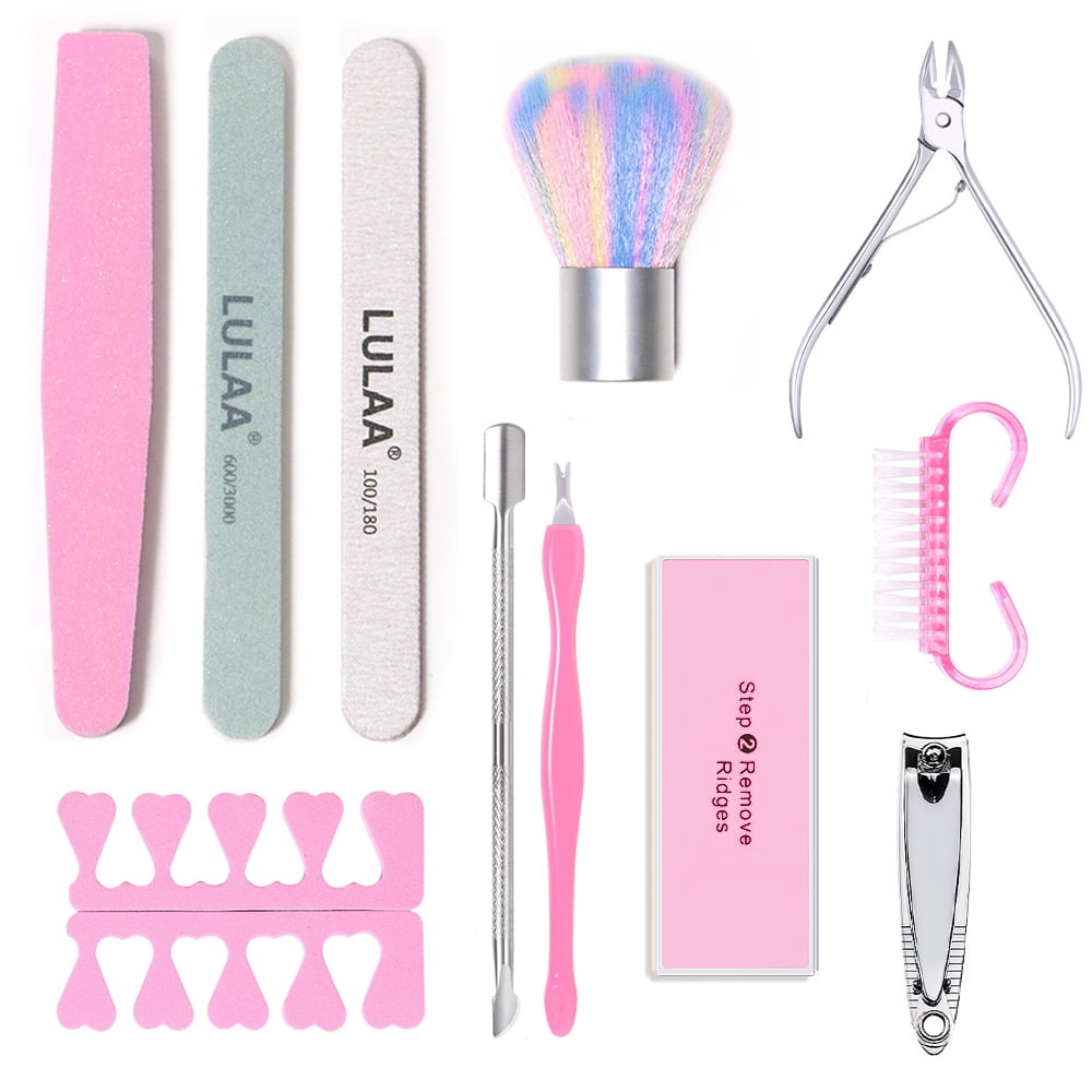 YIKOOLIN UV LED Lamp Professional Nail Tool Set With 20000RPM LElectric ...