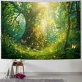 YIKUMA Enchanted Forest Backdrop Spring Forest Background for ...