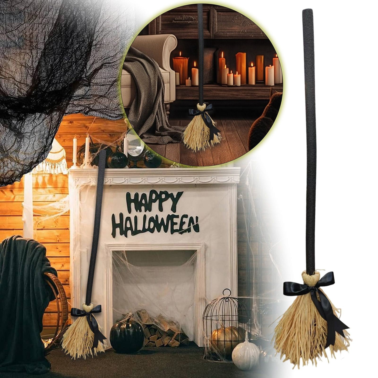 YILANP Halloween Decoration- 40 Inches Tall Animated Floating Witch's ...