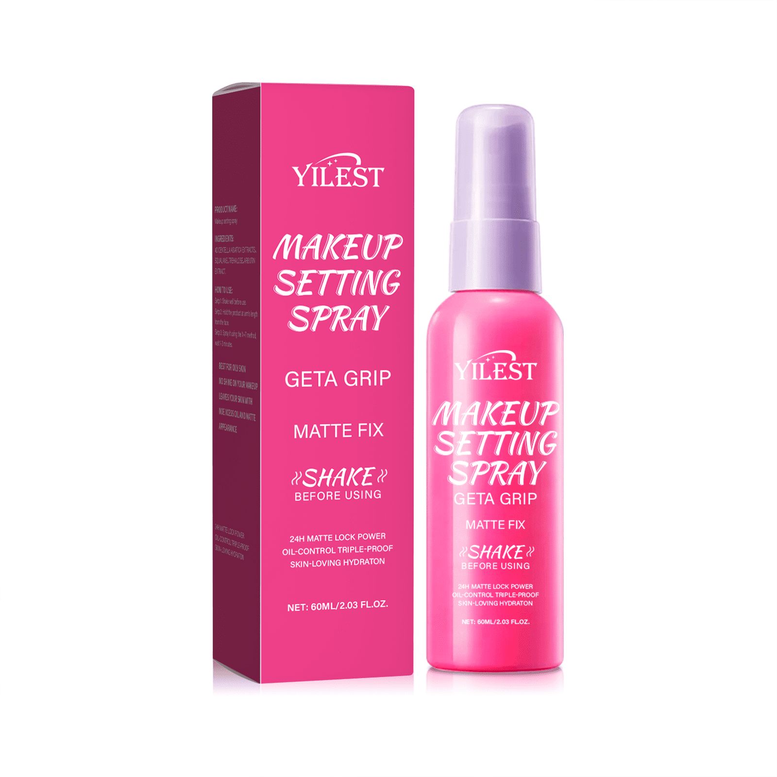 YILEST Makeup Setting Spray - Waterproof, Natural Finish, Customizable ...