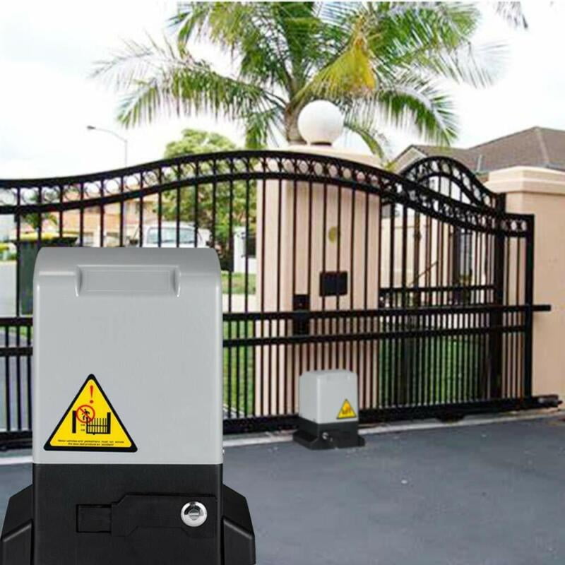 YILIKISS 750W Automatic Sliding Gate Opener, 4400lbs, with 2 Remotes ...