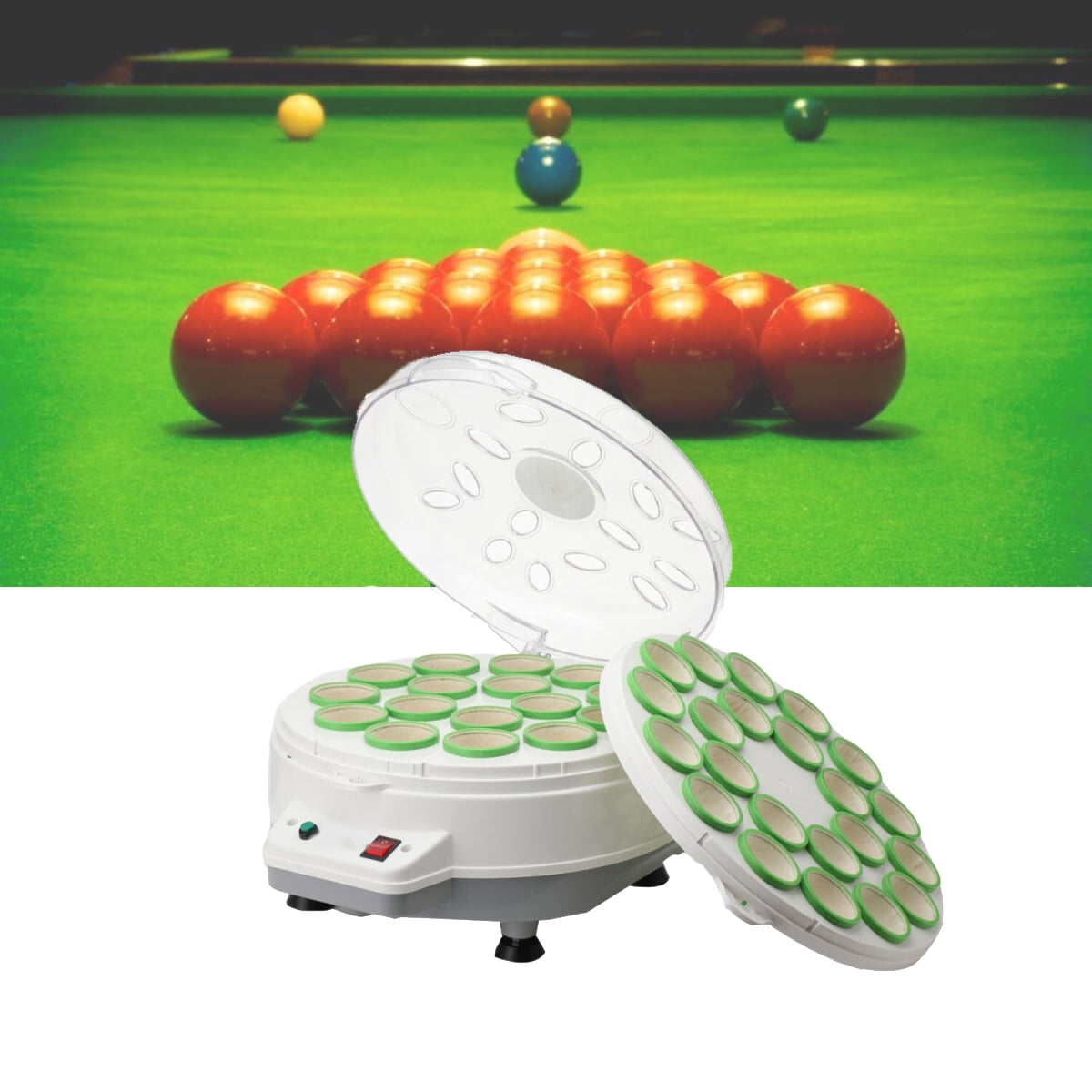 YILIKISS Billiard Ball Cleaner Machine Pool 16 balls Snooker 22 Balls ...