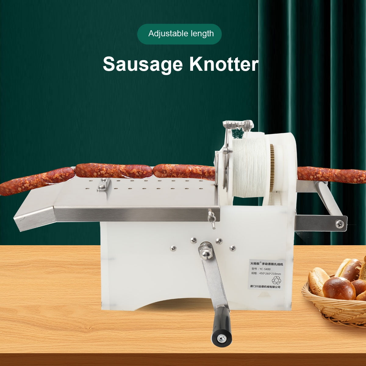 YILIKISS Electric Sausage Knotting Machine, Automatic Sausage Tying ...