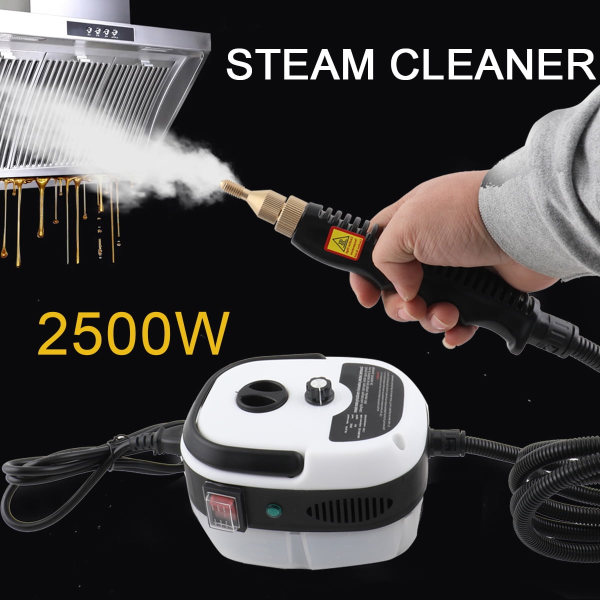 YILIKISS HHigh Pressure Steam Cleaner, 2500W Handheld High Temp ...