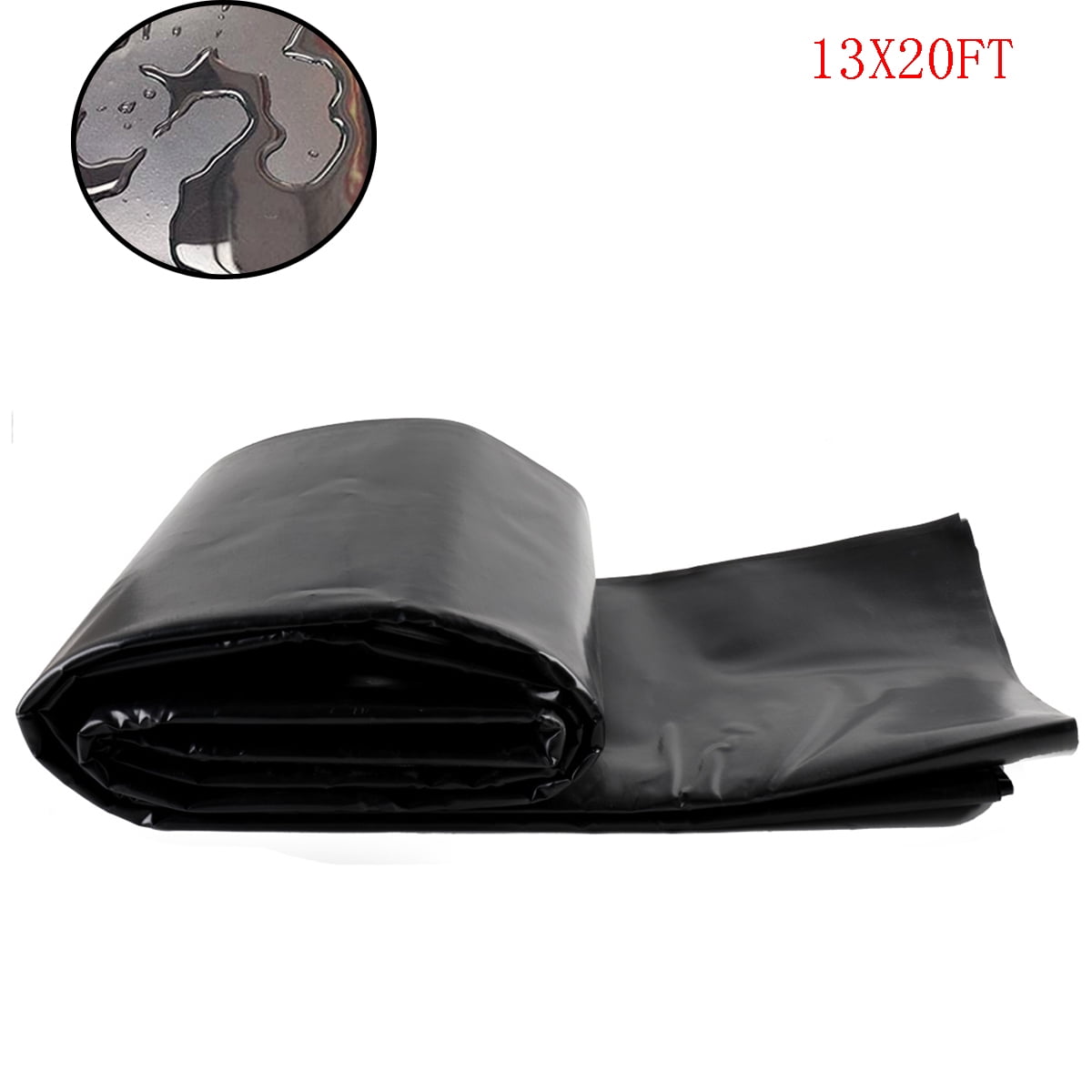 YILIKISS LLDPE Pond Liner Pond Liners 13x20ft 20 Mil Fish Liner Fish ...