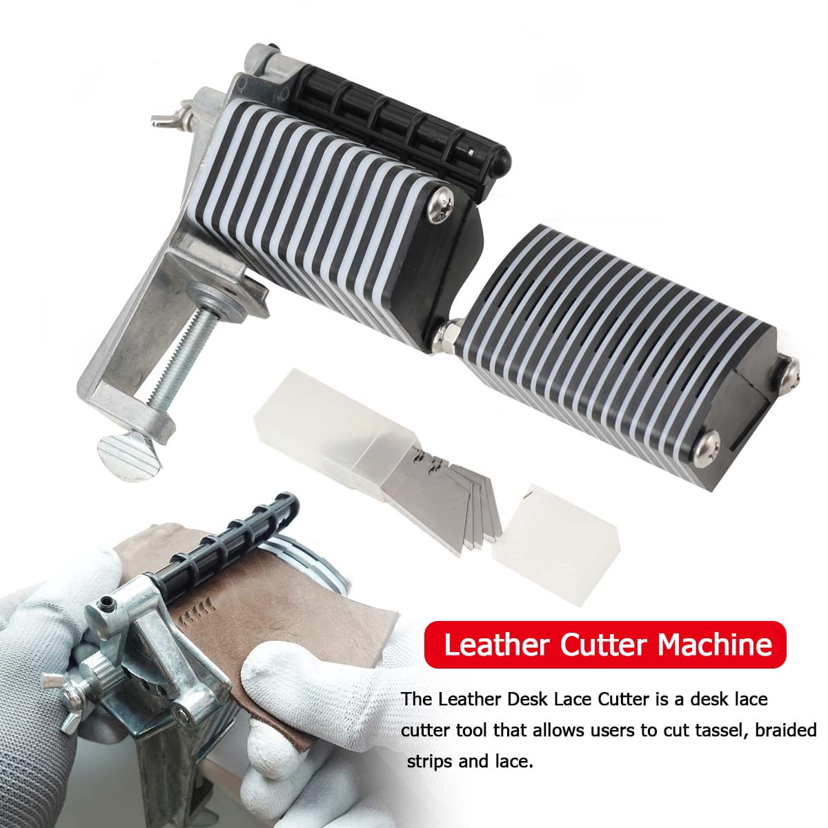 YILIKISS Leather Lace Cutter,Table Top Lace Cutter,Leather Table Top ...