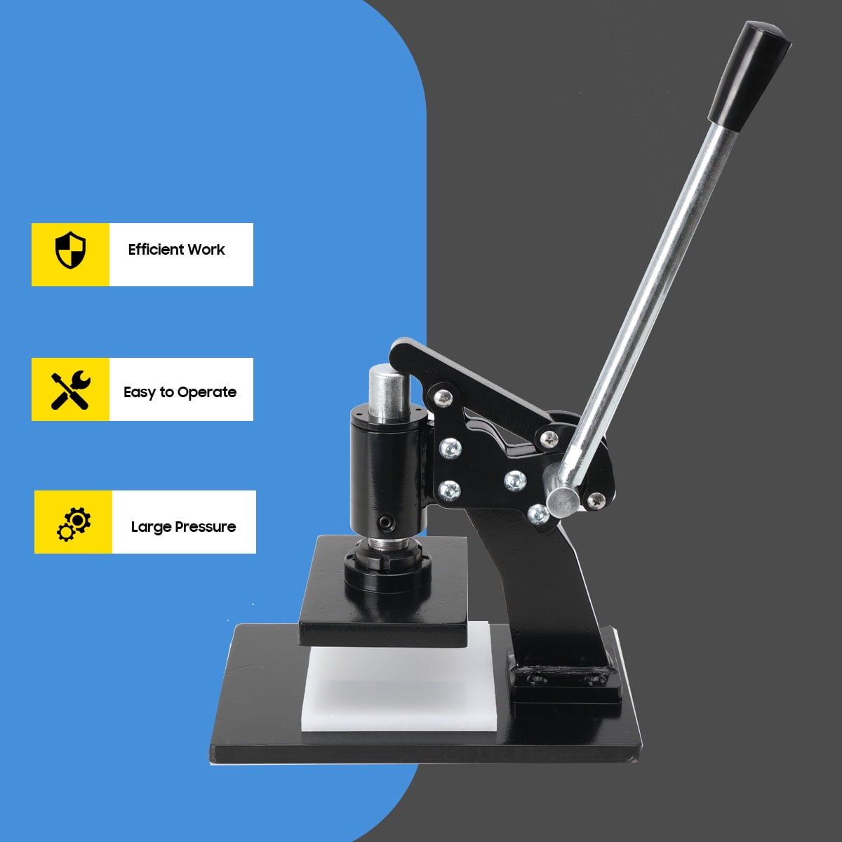 YILIKISS Manual Leather Cutting Machine Die Cutter Hand Press Tool 14 ...